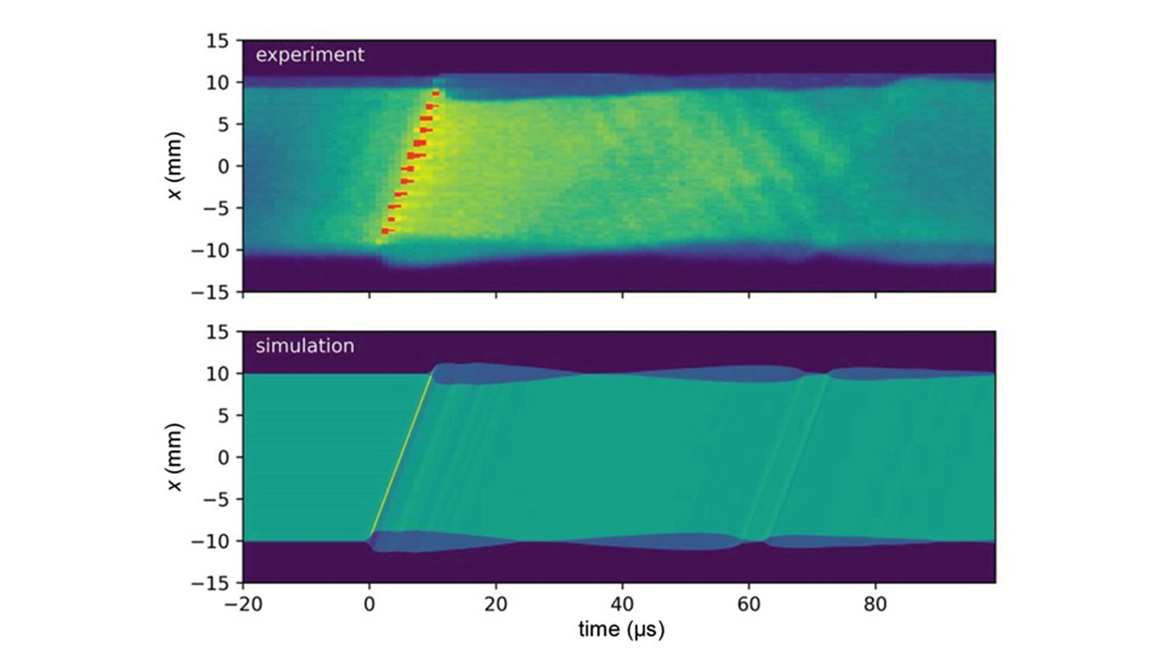 Megahertz X-ray diffraction imaging of a propagating fracture in a brittle material